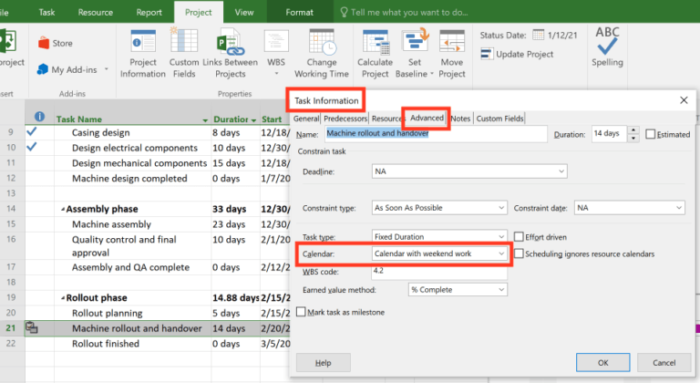 Adding Overtime in Microsoft Project - This Super-Easy Example Teaches ...
