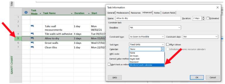 How to set up a 7 day work week in Microsoft Project – Tactical Project ...