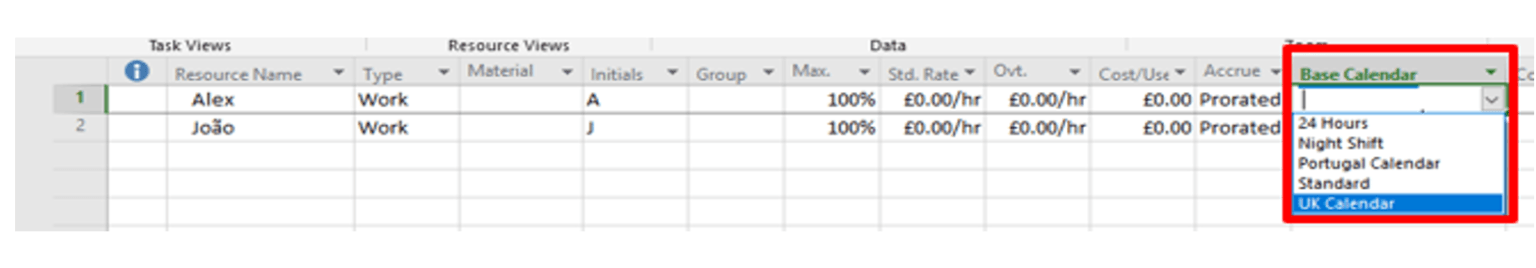 How to use multinational calendars in Microsoft Project – Tactical ...