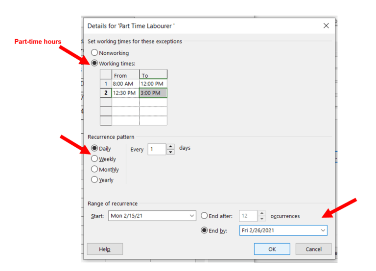 Working with Part-time Resources in Microsoft Project – Tactical ...