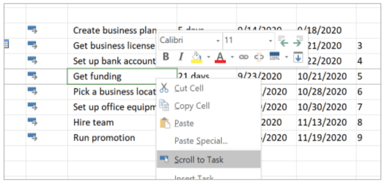 Microsoft Project Example - Let's create your first real project in a ...