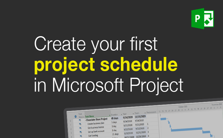 Microsoft Project Example Let s Create Your First Real Project In A 