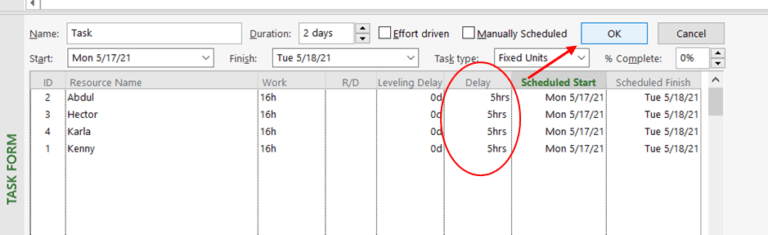 How to show the cost of delays in Microsoft Project – Tactical Project ...